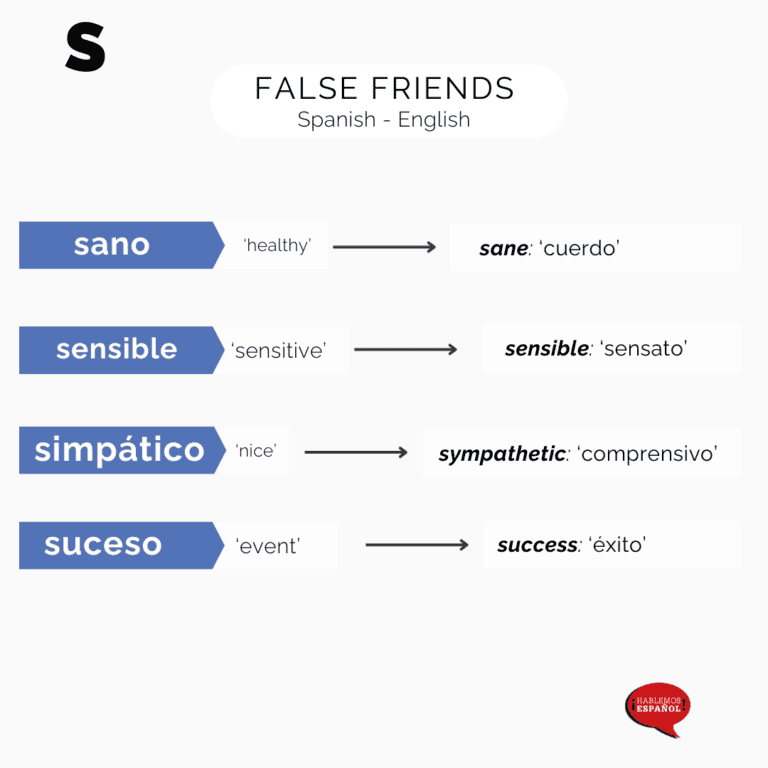 The 44 Most Common False Friends in Spanish 🤦🏽‍♀️