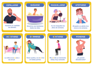 Los 24 verbos reflexivos más comunes en español - Parte I 🛏️🚿