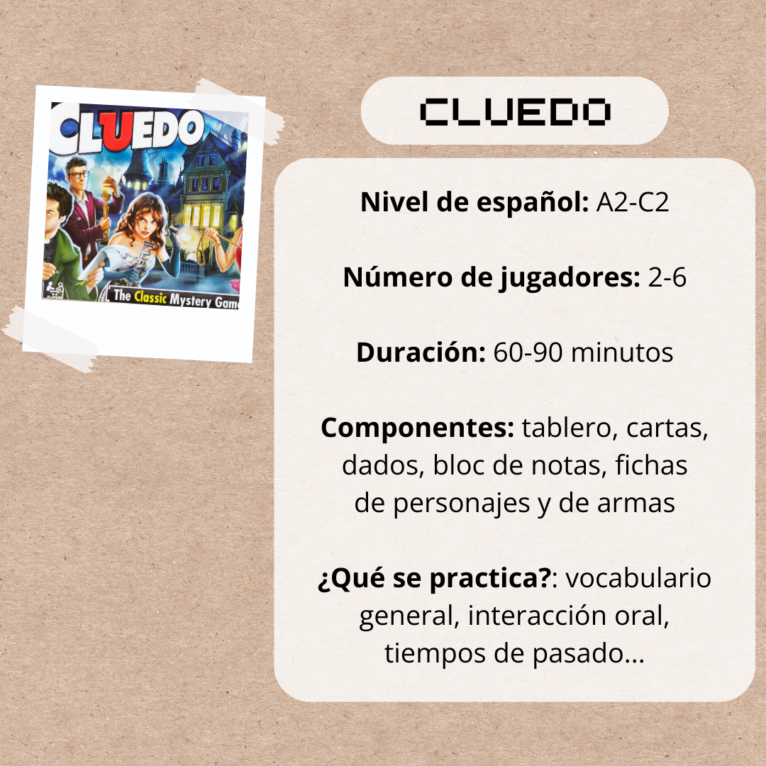 20 juegos de mesa para aprender y practicar español 🎲