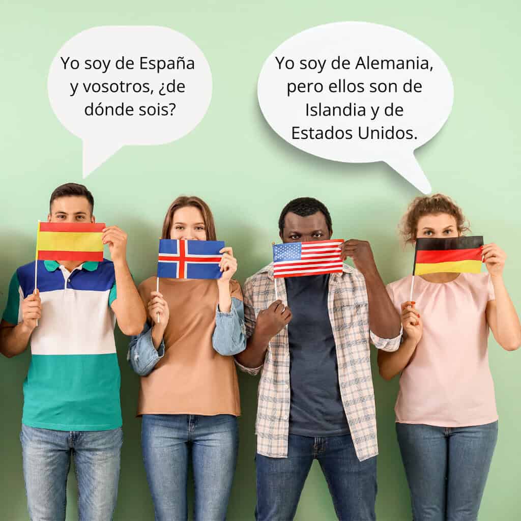 Países, nacionalidades y lenguas en español